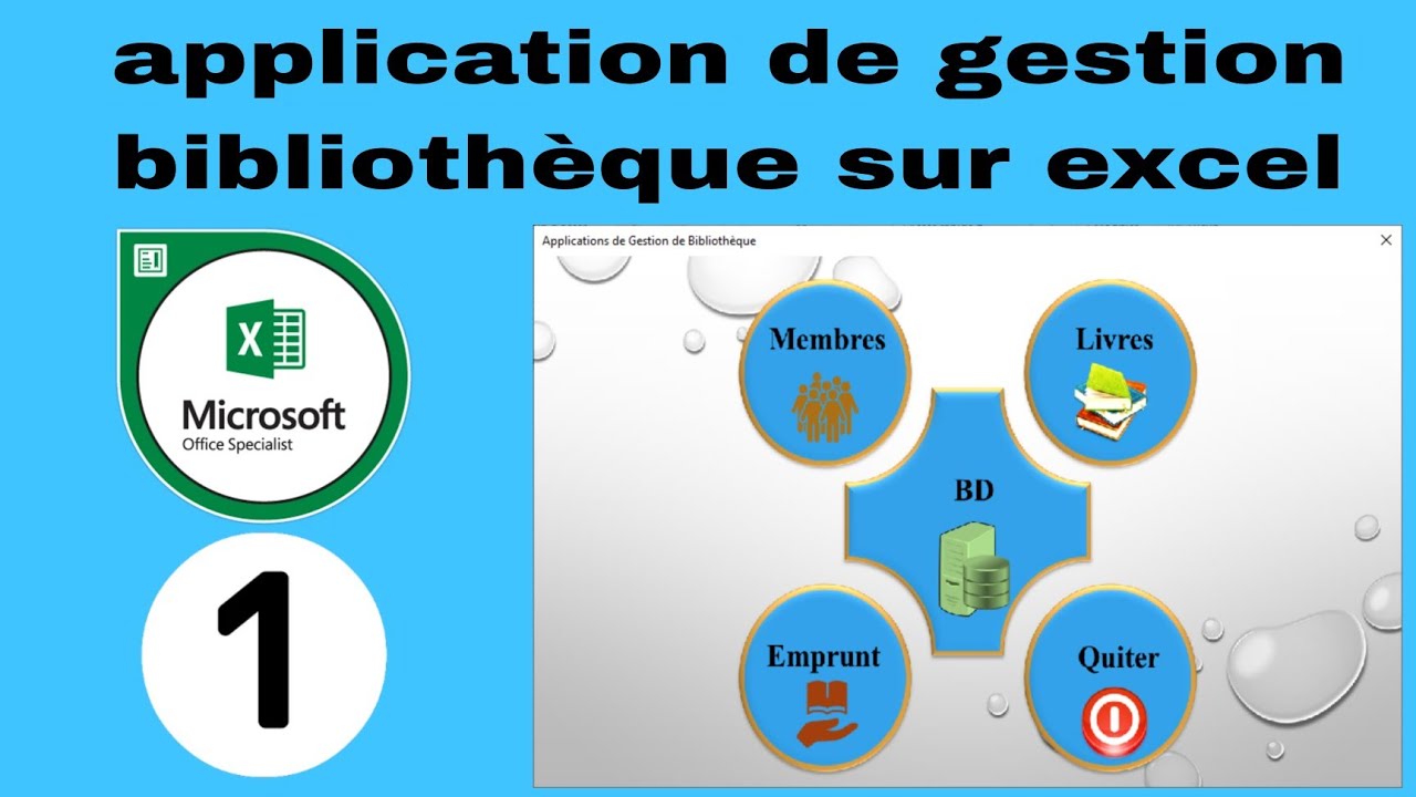 Créer une Application de Gestion de Bibliothèque en Excel VBA|Partie1 - YouTube