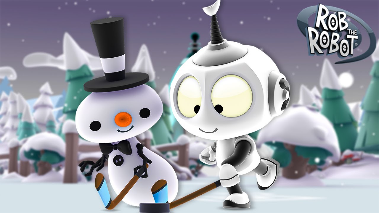 Snow Day in Space! 🪐 | Rob The Robot | Preschool Learning - YouTube