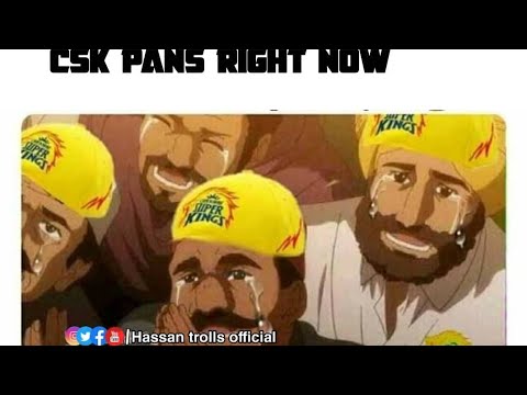 Roasting CSK Fans IPL 2020- Best Memes of CSK VS RCB (CSK Roast) - YouTube