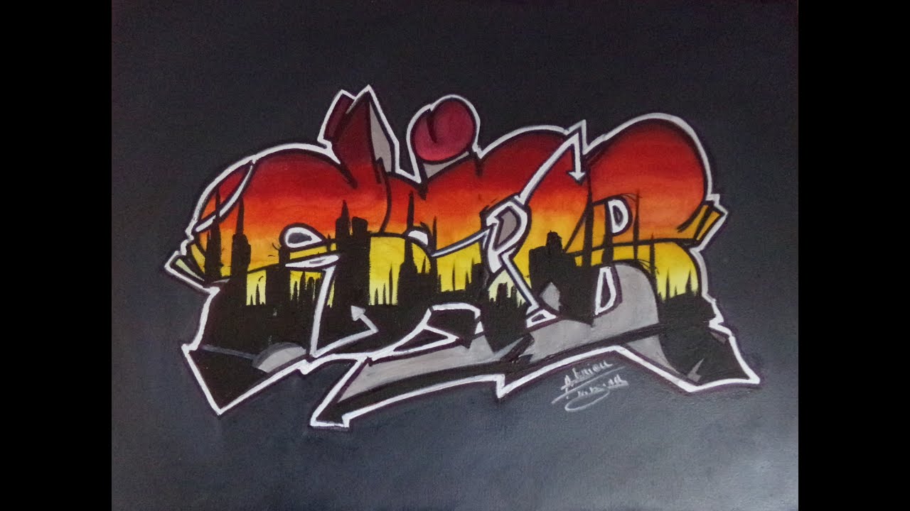 [Time Lapse] Graffiti "SIR" - YouTube