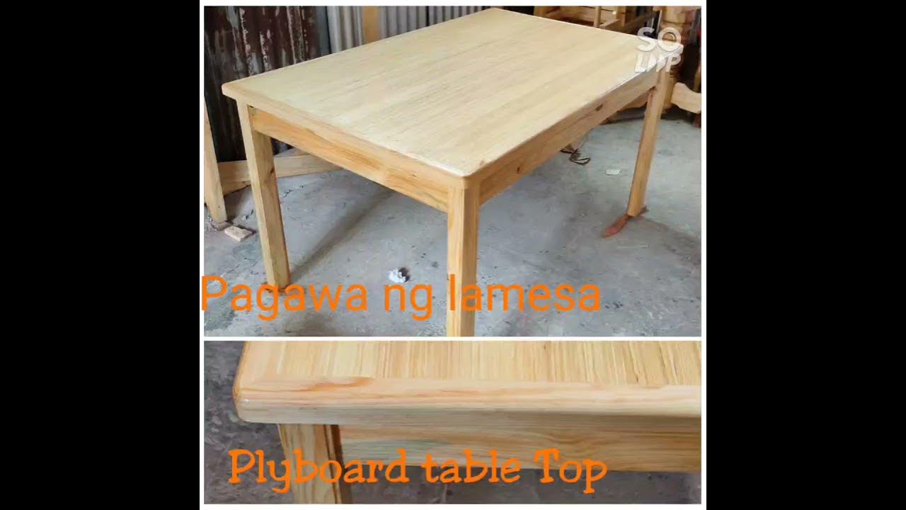 How to make a simple table - YouTube