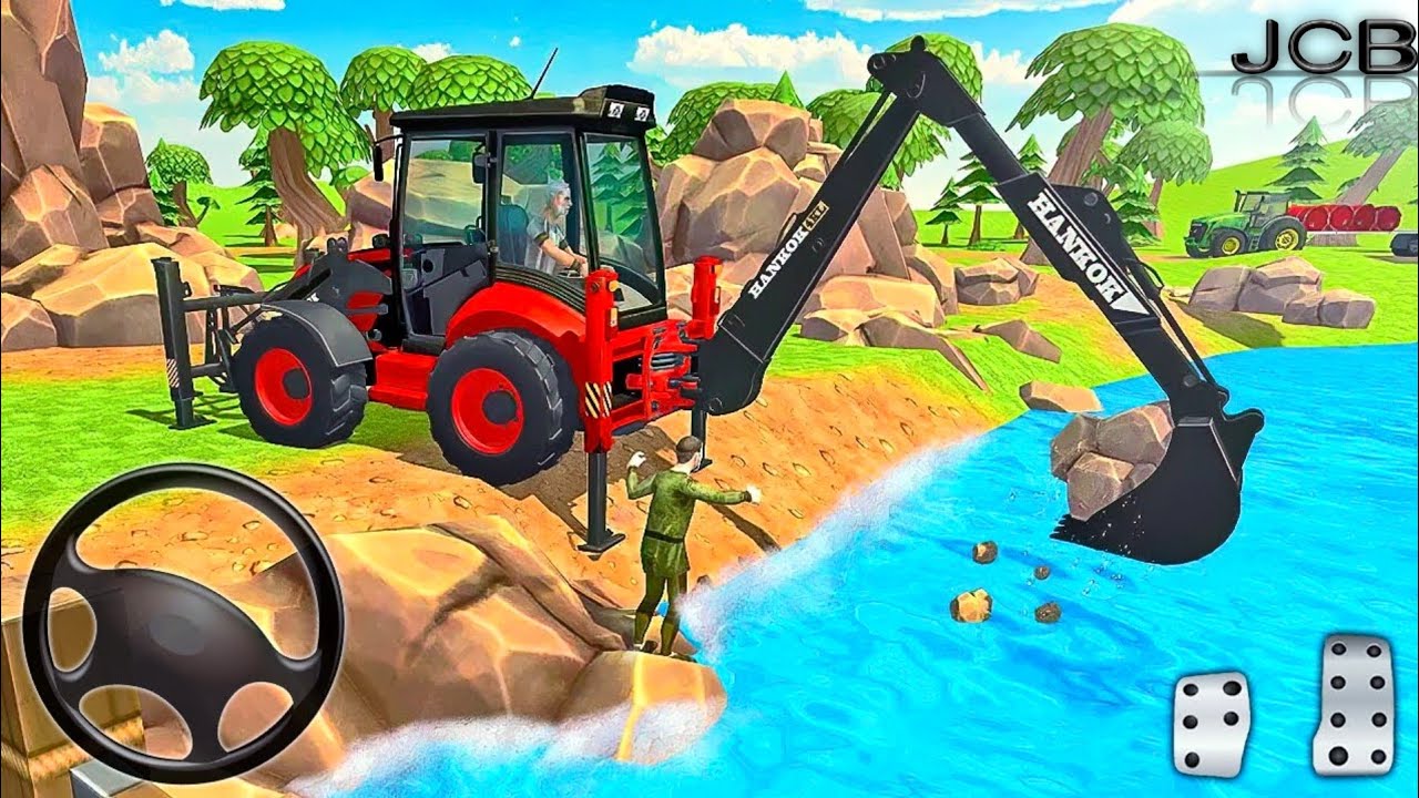 JCB - 3DX - Game - Bus Simulator Indonesia Mod - New JCB 4DX Gameplay ...