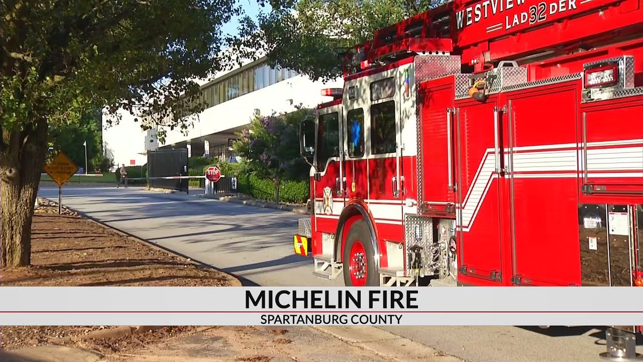 Fire crews responding to Michelin plant in Spartanburg Co. - YouTube