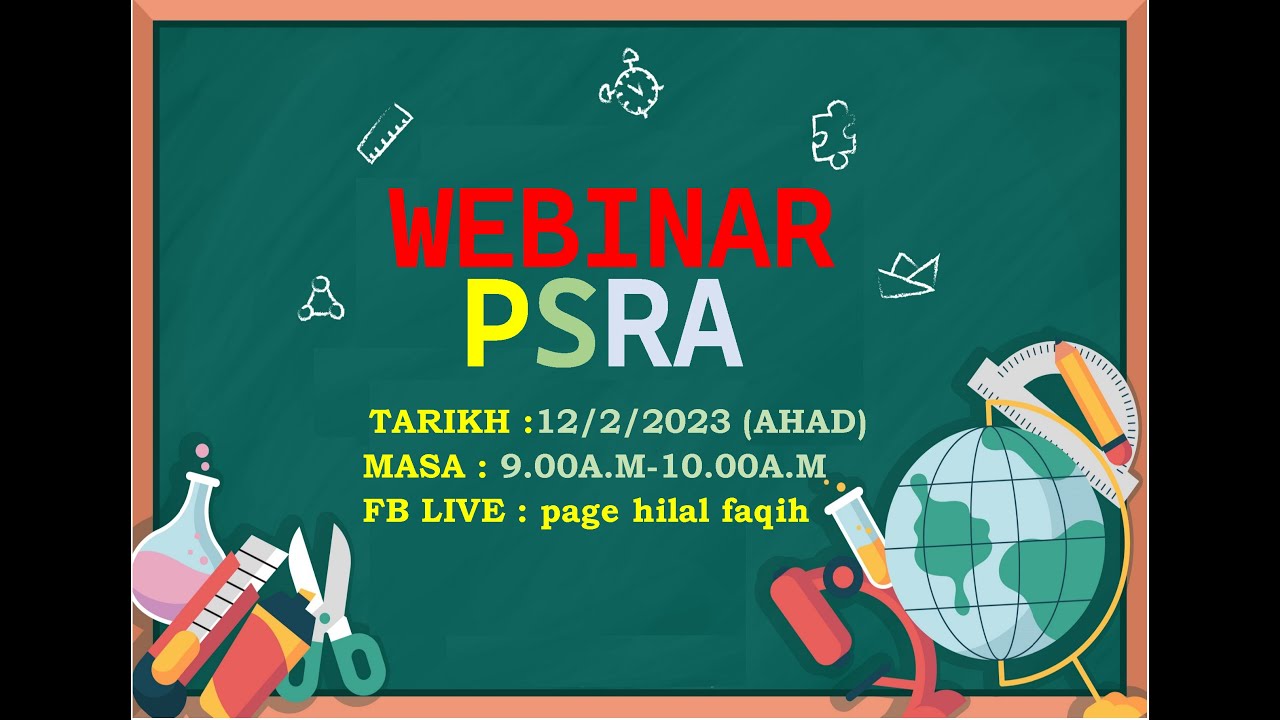 WEBINAR 1,2,3 Mula PSRA 2023 - YouTube
