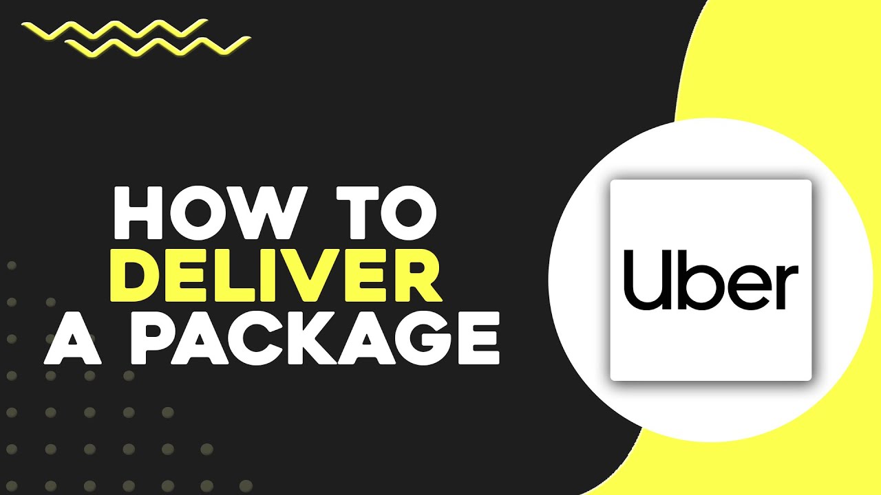 How To Deliver A Package with Uber (Quick & Easy) - YouTube