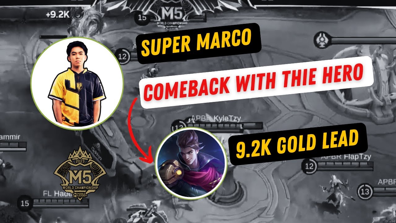 SUPER MARCO EPIC COMEBACK WITH THIS HERO(CLAUDE) - Mobile Legends Bang ...