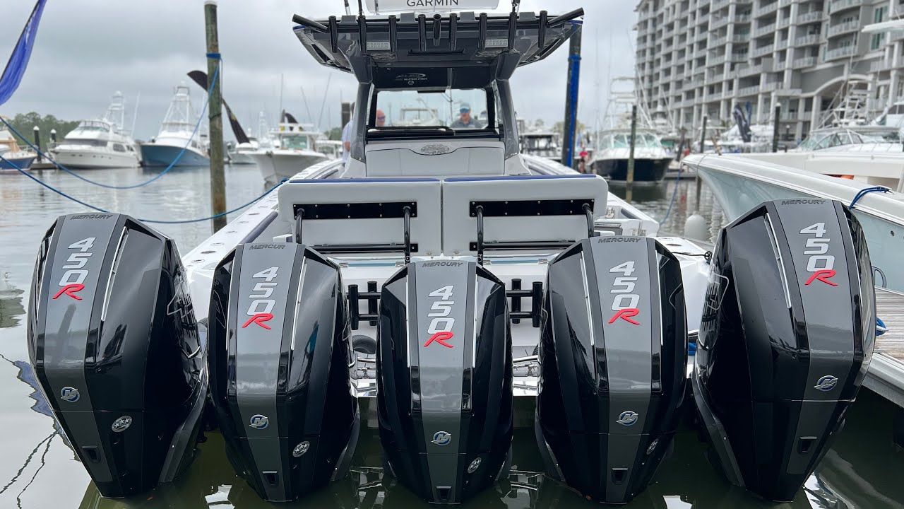 TOP TIER Center Consoles! Walk Around @ The Wharf Boat Show in Orange ...