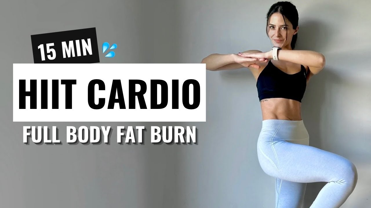 15 MIN FULL BODY HIIT CARDIO / FAT BURN / 15 DK TÜM VÜCUT HIIT ...