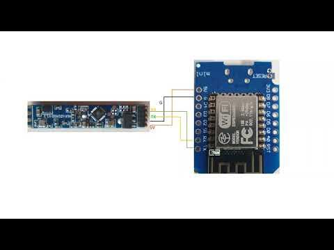 HLK-LD2410B-P 24 GHz mmWave über Tasmota in IoBroker - YouTube