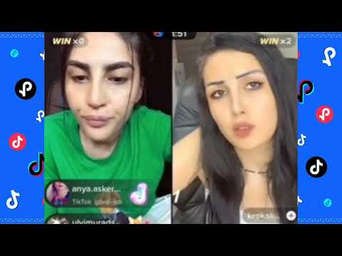Tiktoker Ləman və Kepkalı qızın tiktokda maraqlı canlı yayımı. 2023 tiktok canli yayımı Tiktok canli