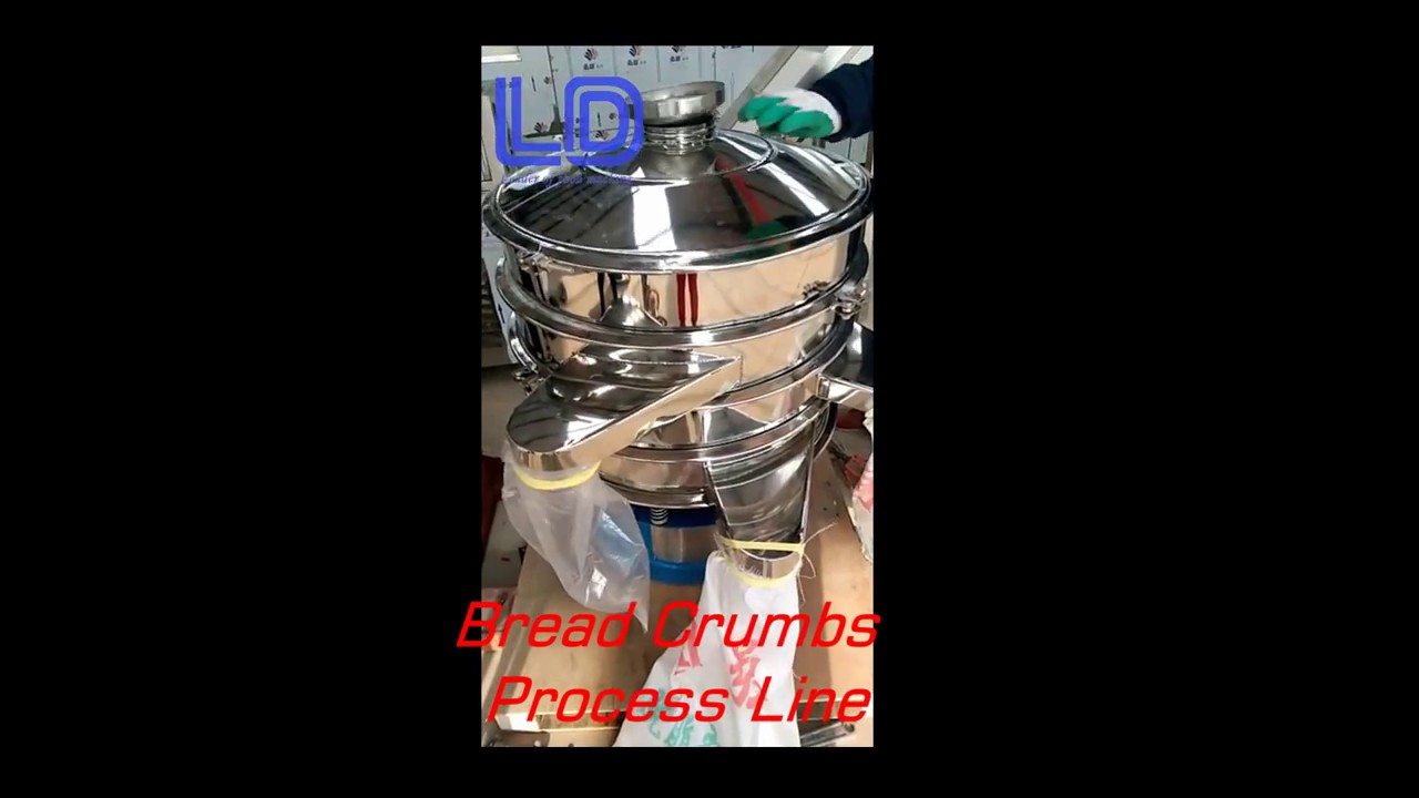 bread crumb process line - YouTube