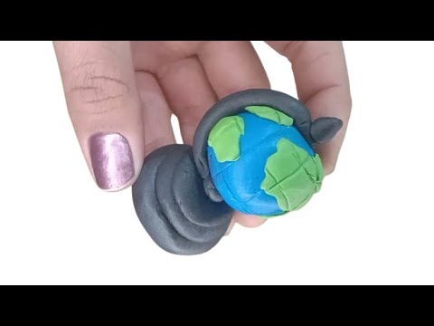 learn globe marking with clay || clay globe || clay modelling for kids ...