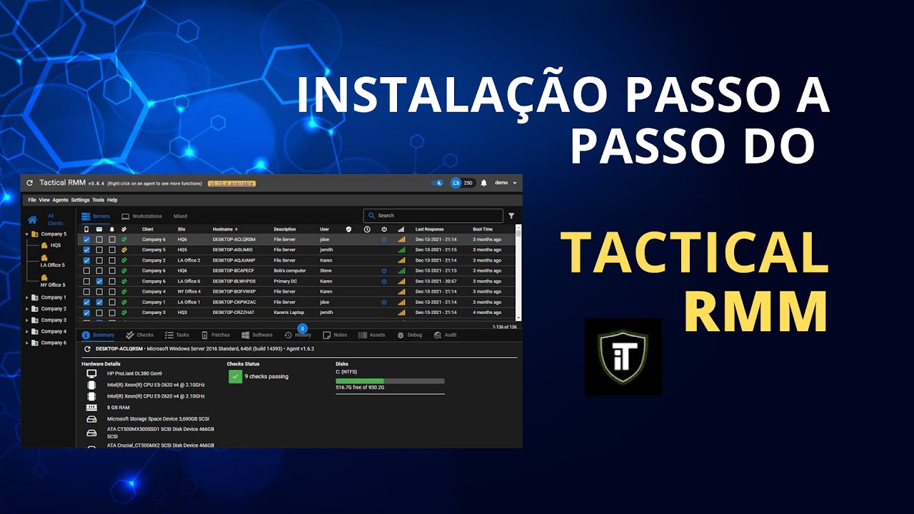 Tactical RMM - Instalação Passo a Passo - YouTube