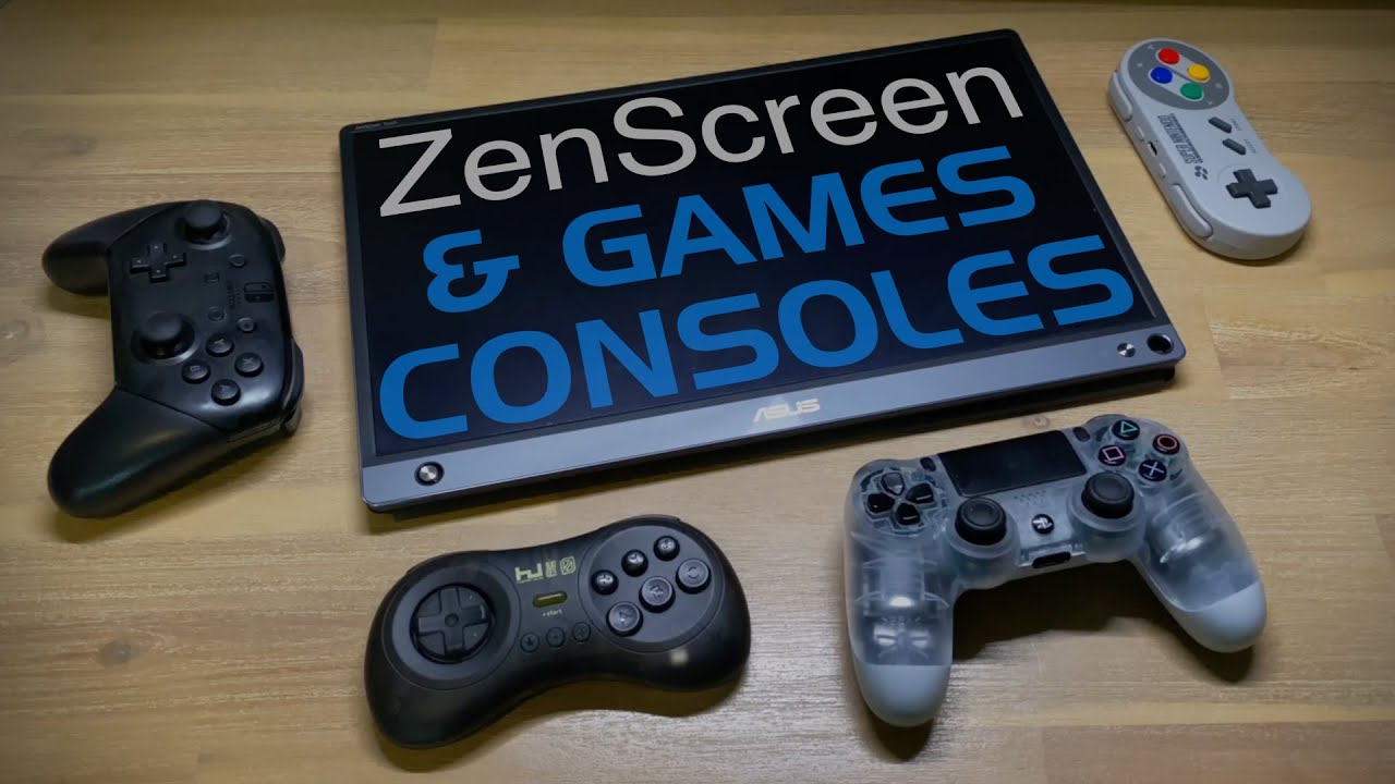 ASUS Zenscreen Touch Review Follow Up - Using Games Consoles HDMI Vs ...