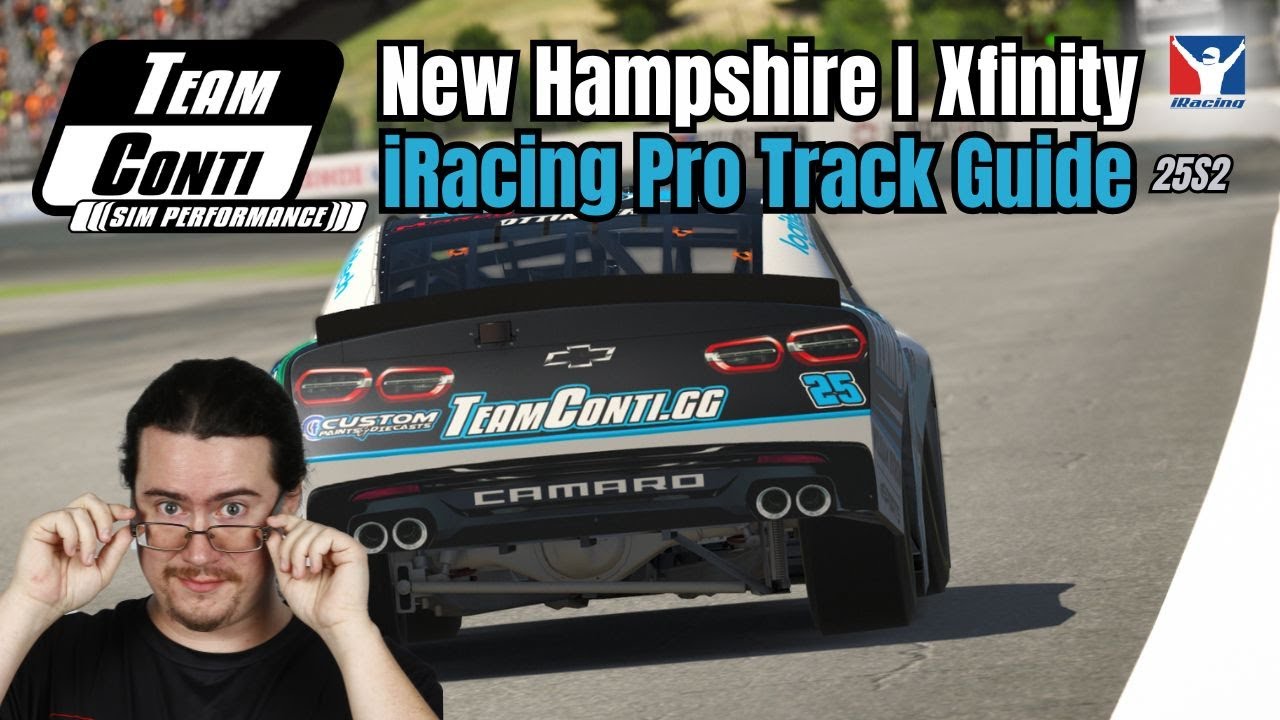 iRacing Pro Track Guide by Team Conti Sim Performance︱NASCAR Xfinity at ...