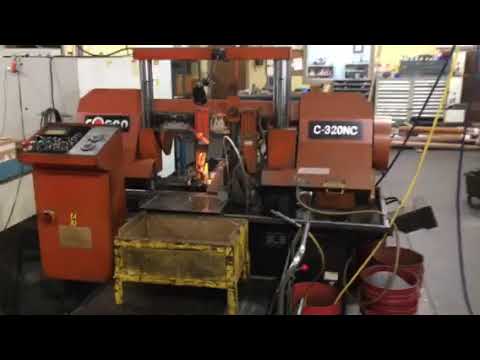 Cosen C-320NC Fully Automatic Band Saw - YouTube