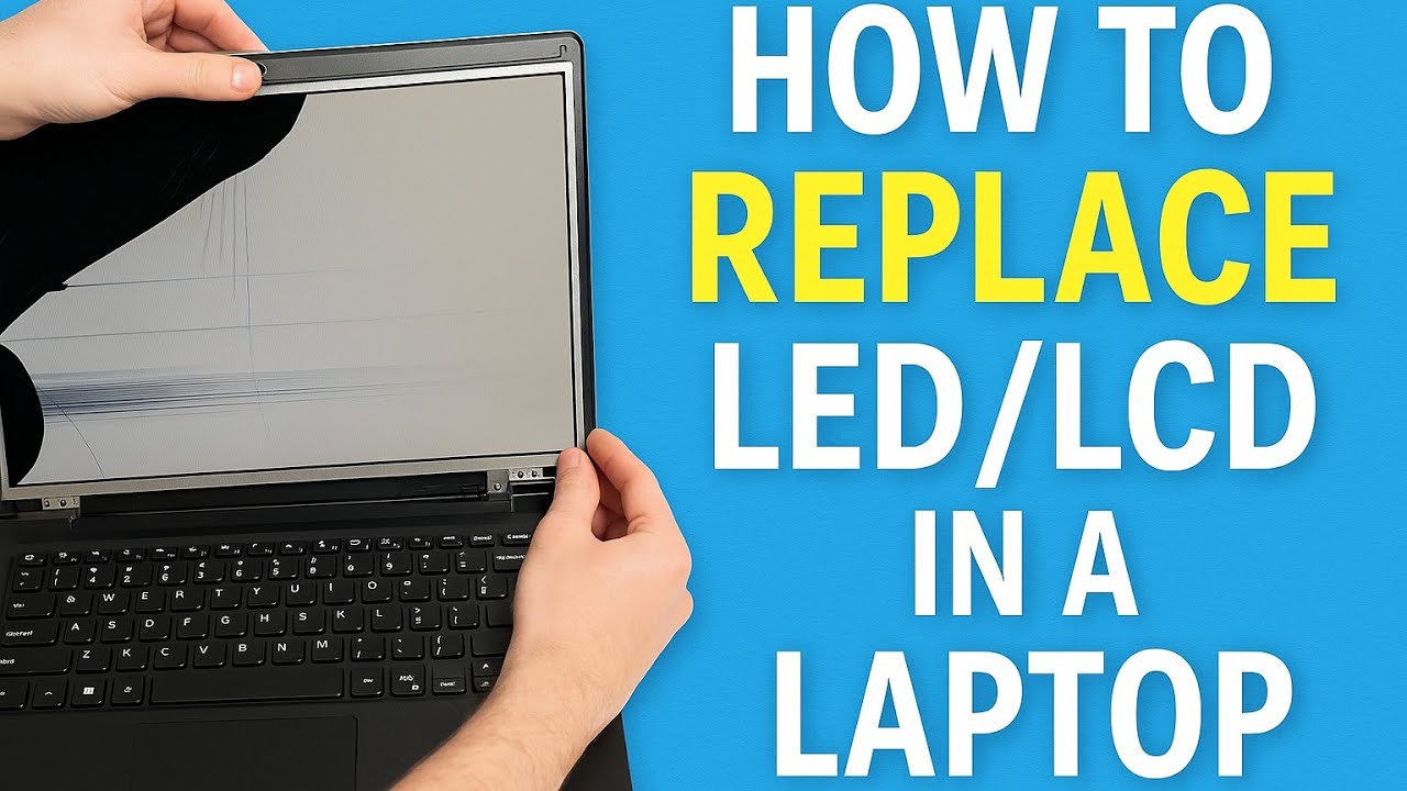 How to Replace Laptop LED/LCD Screen | Step-by-Step Tutorial # ...
