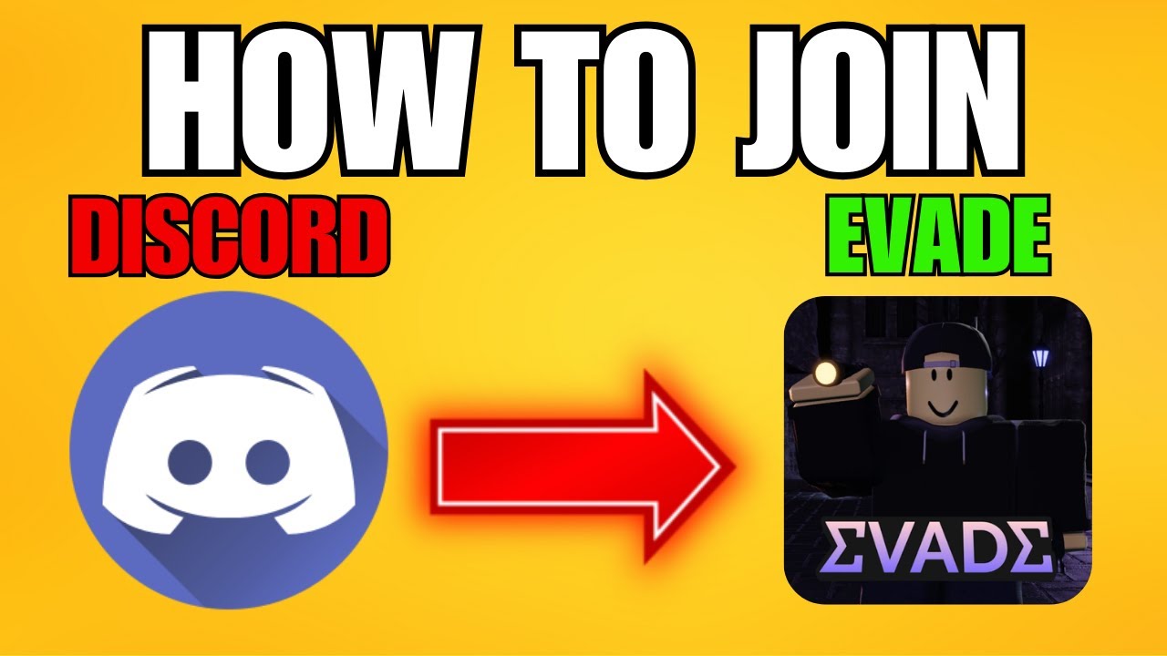 How to Join Evade discord server - step by step - YouTube