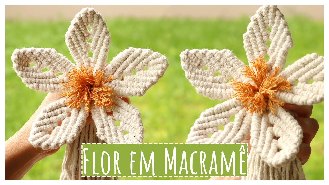 🌺Flor de Macramê Decorativa: Guia Passo a Passo! - YouTube