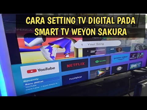 CARA SETTING TV DIGITAL WEYON SAKURA SMART TV WEYON SAKURA. - YouTube