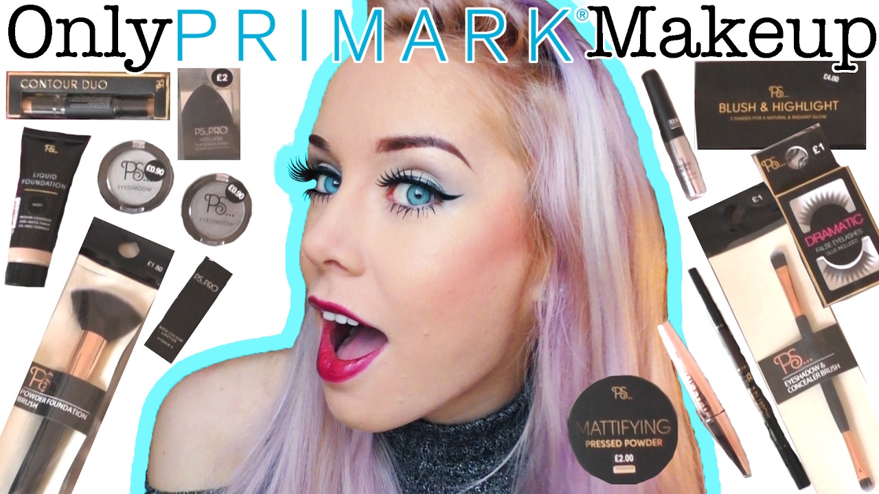 FULL FACE ONLY USING PRIMARK MAKEUP & TOOLS | FIRST IMPRESSIONS | GRWM ...