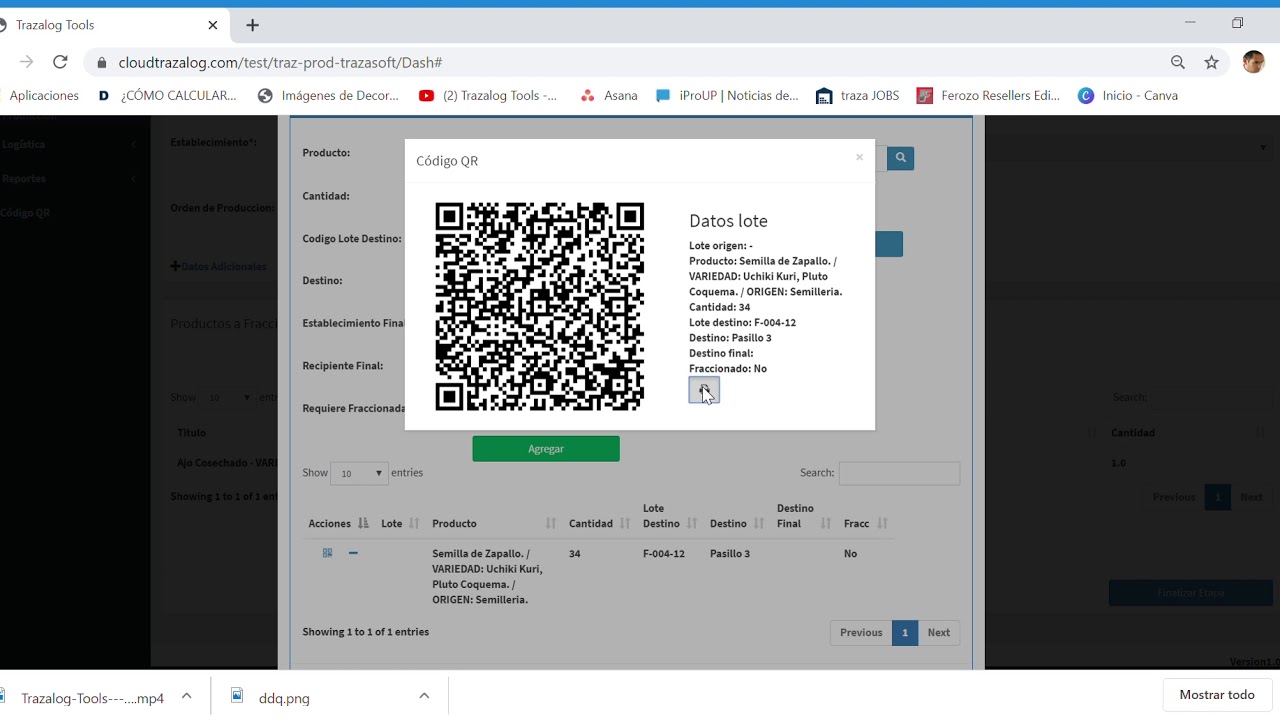 Trazalog Tools - Producción - YouTube