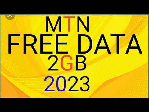 mtn free data 2gb 2023 trick new real#freedata - YouTube