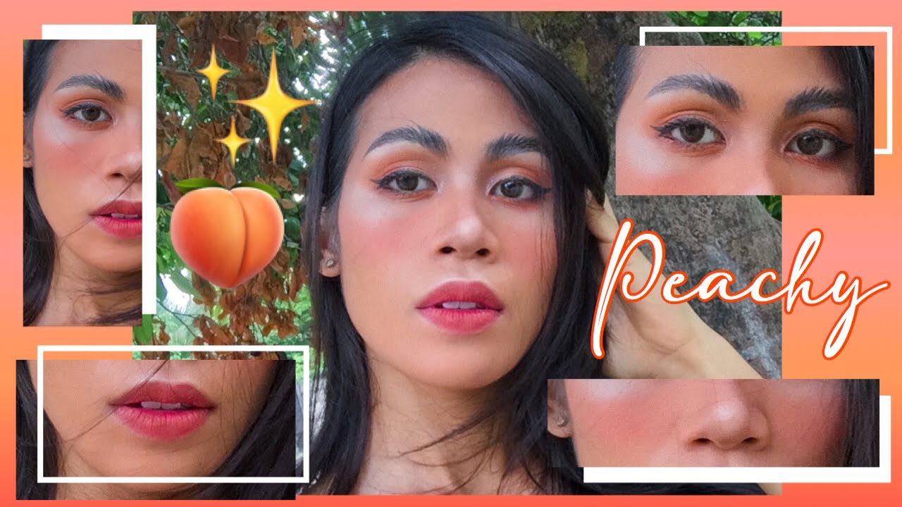 Peachy Makeup Look | Simple and Easy Makeup Tutorial (Philippines) | Quarantine Vlog - YouTube