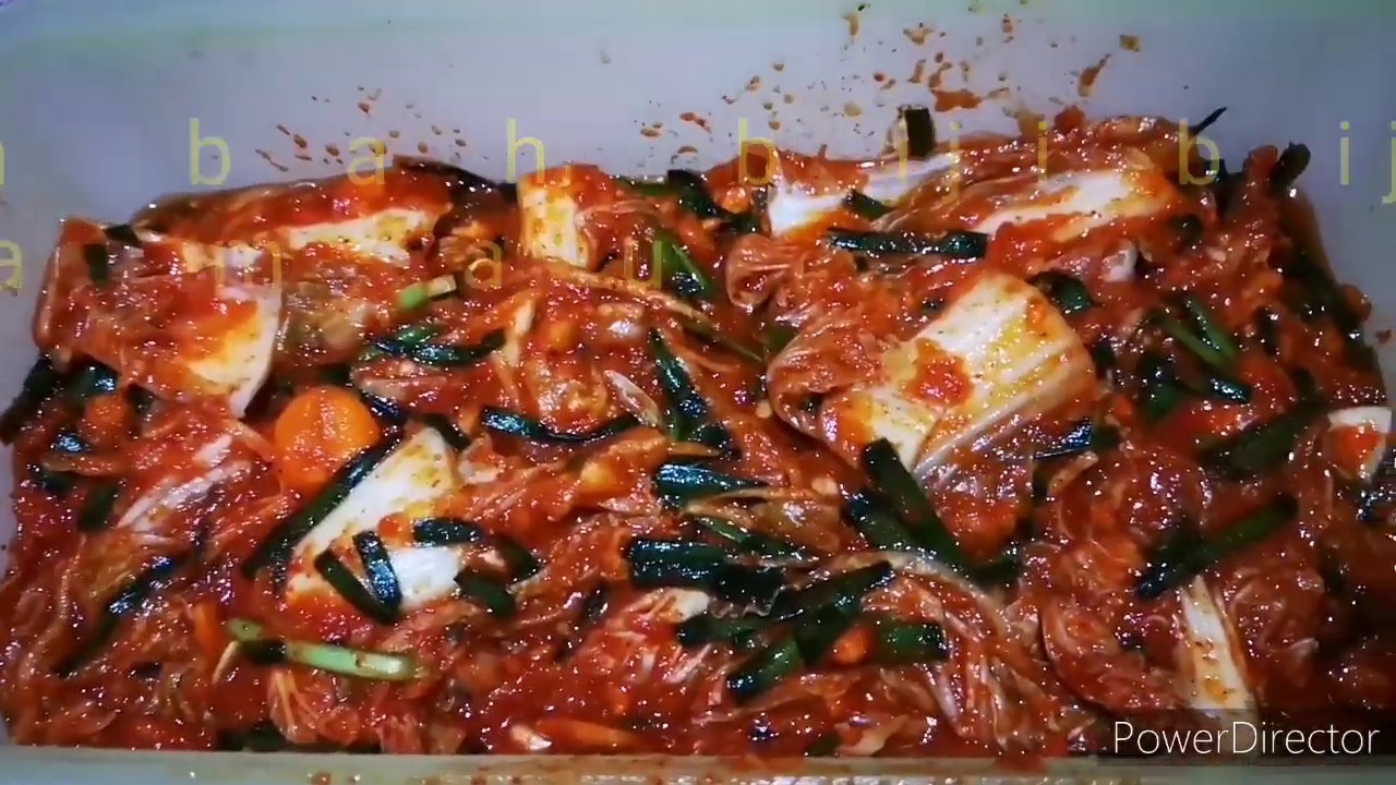 #kimchi kubis/ napa cabbage kimchi. - YouTube