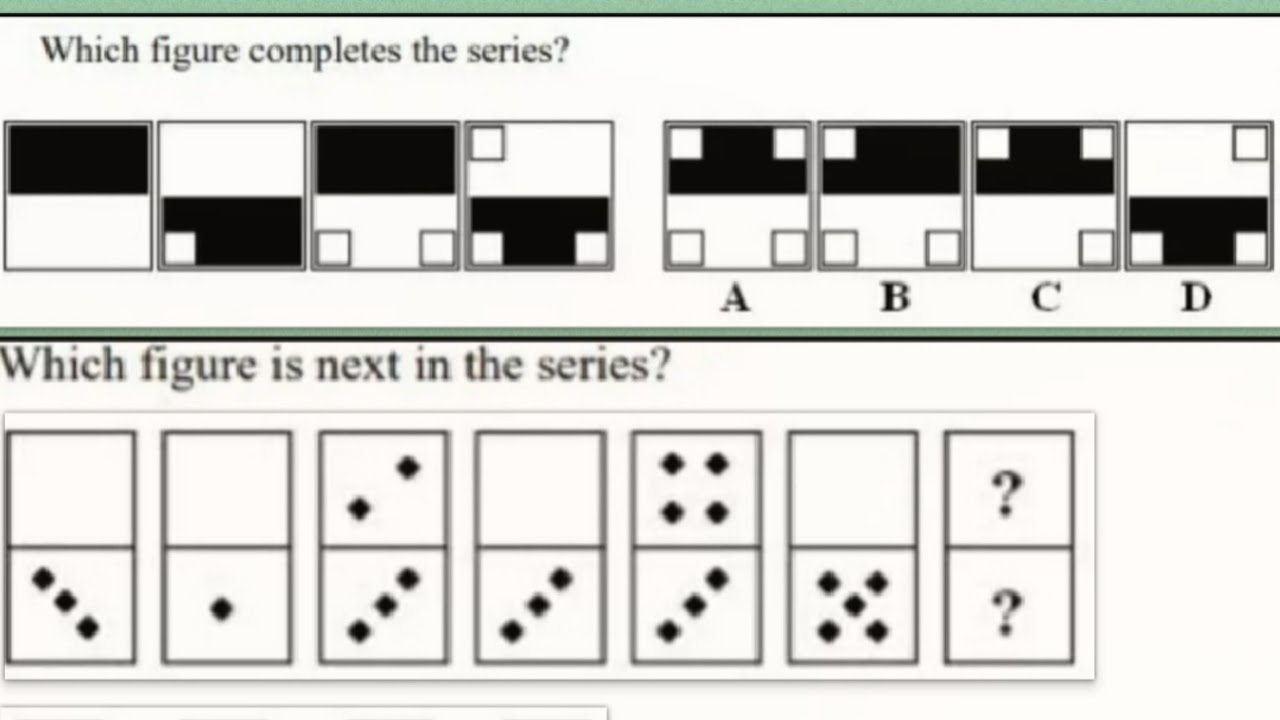 Abstrac Reasoning: Which figure comes next in the series? Squares ...