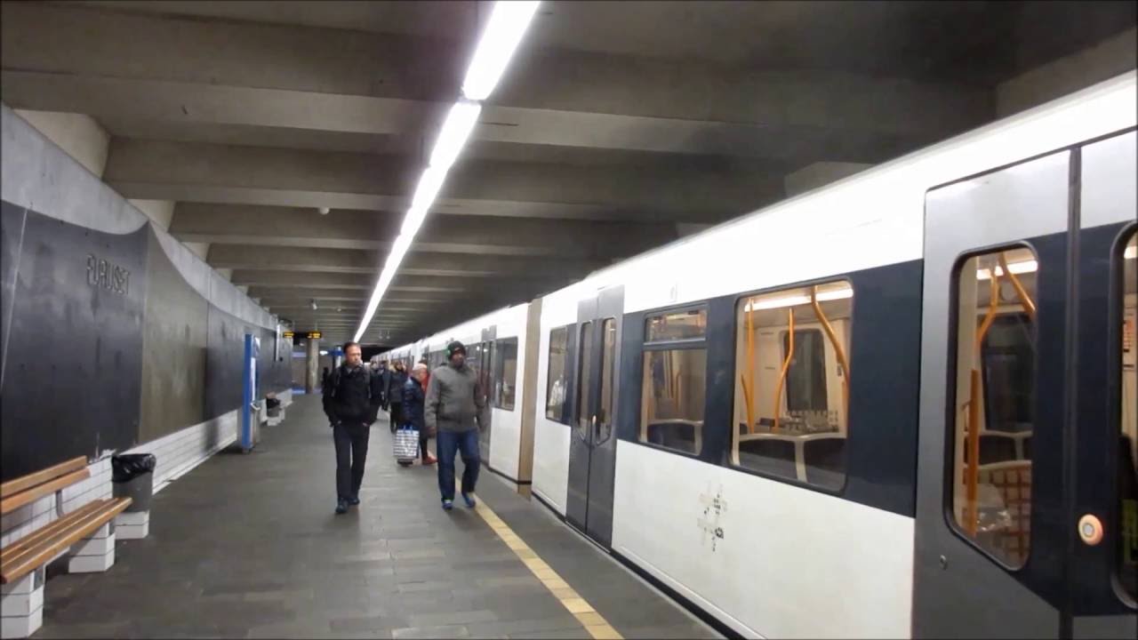 Oslo-Akershus T-bane - Linje 2: Furuset T-banestasjon 2016 [HD] - YouTube