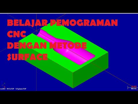 Pembuatan program Mesin CNC Milling .Metode surface Roughing Pocket ...