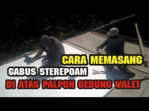 Melapisi cor dengan gabus serepoam - YouTube