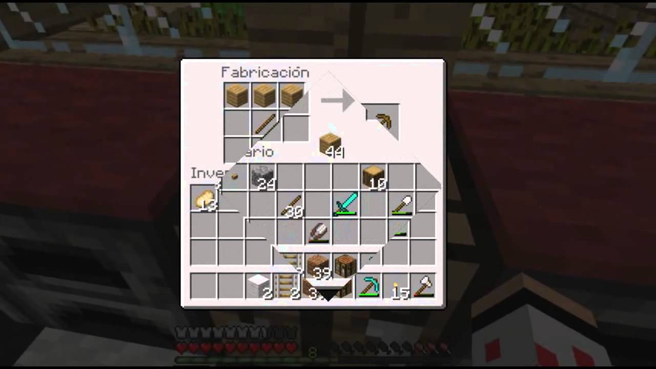Minecraft Crafteos principales con madera - YouTube