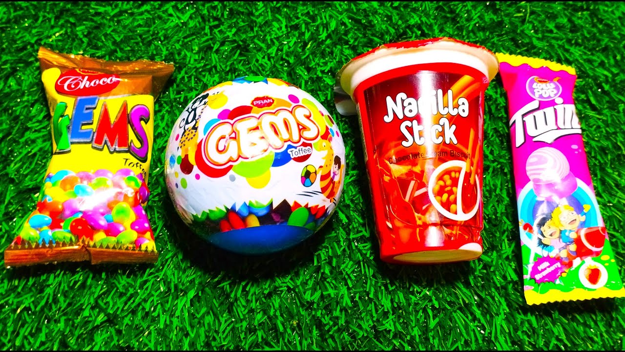 Opening Lolipop, Gems Toffee, Nacilla Stick, And Many Other Chocolates ...