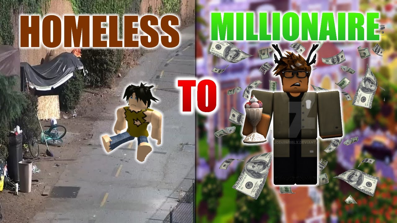 Homeless to Millionaire: Winning a giveaway (A sad Roblox story) - YouTube