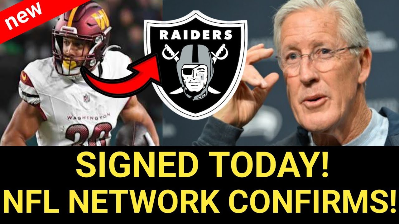 💣EXPLOSIVE NEWS! RAIDERS JUST MADE A GREAT SIGNING! LAS VEGAS RAIDERS ...