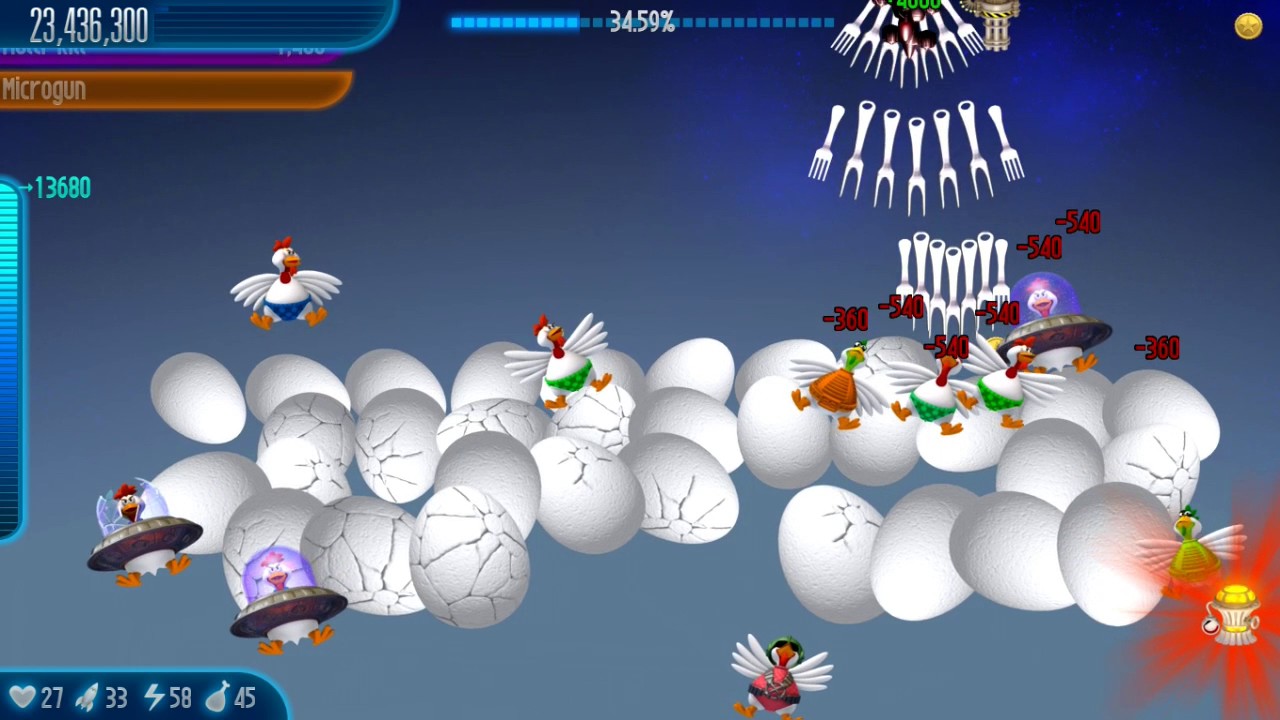 BANH BEO BOY/ CHICKEN INVADERS 5 extermination boss C11: boss house ...