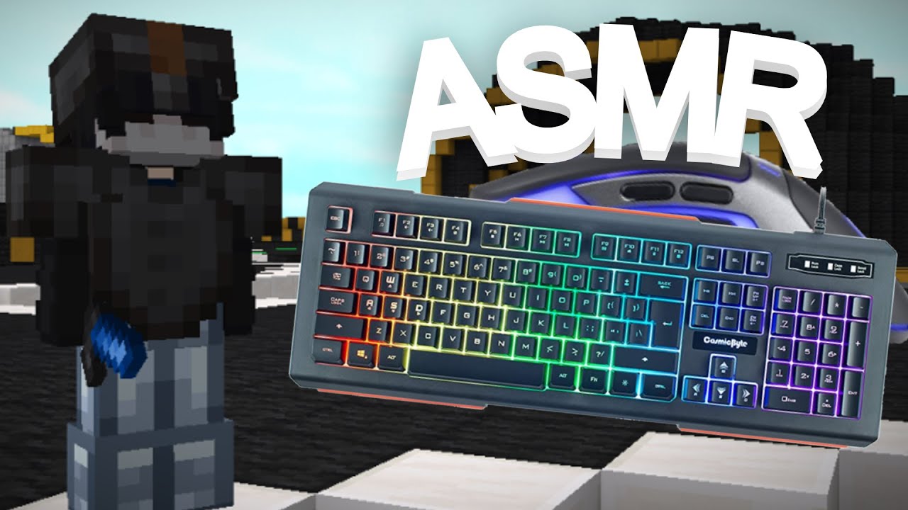 Satisfying Keyboard + Mouse Sounds ASMR | Pika Network Bedwars - YouTube