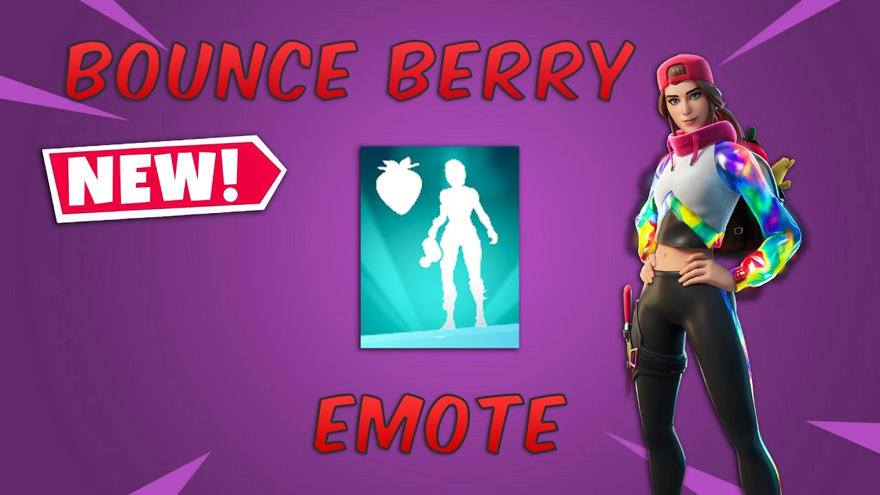 NEW Fortnite Icon Series LoserFruit Bounce Berry Emote With LoserFruit ...