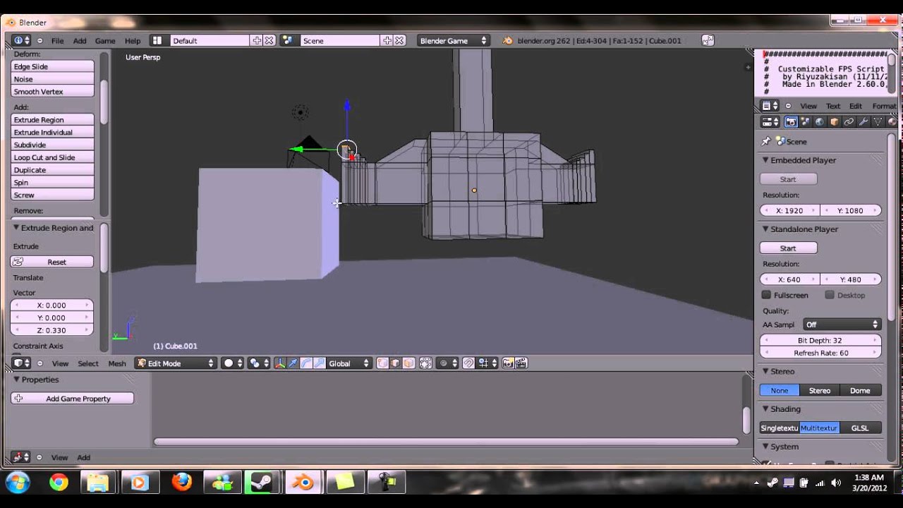 My RPG made in Blender - YouTube