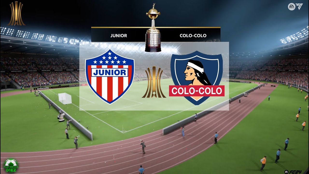 JUNIOR vs COLO COLO | COPA LIBERTADORES | PARTIDO DE VUELTA | EA FC24 ...