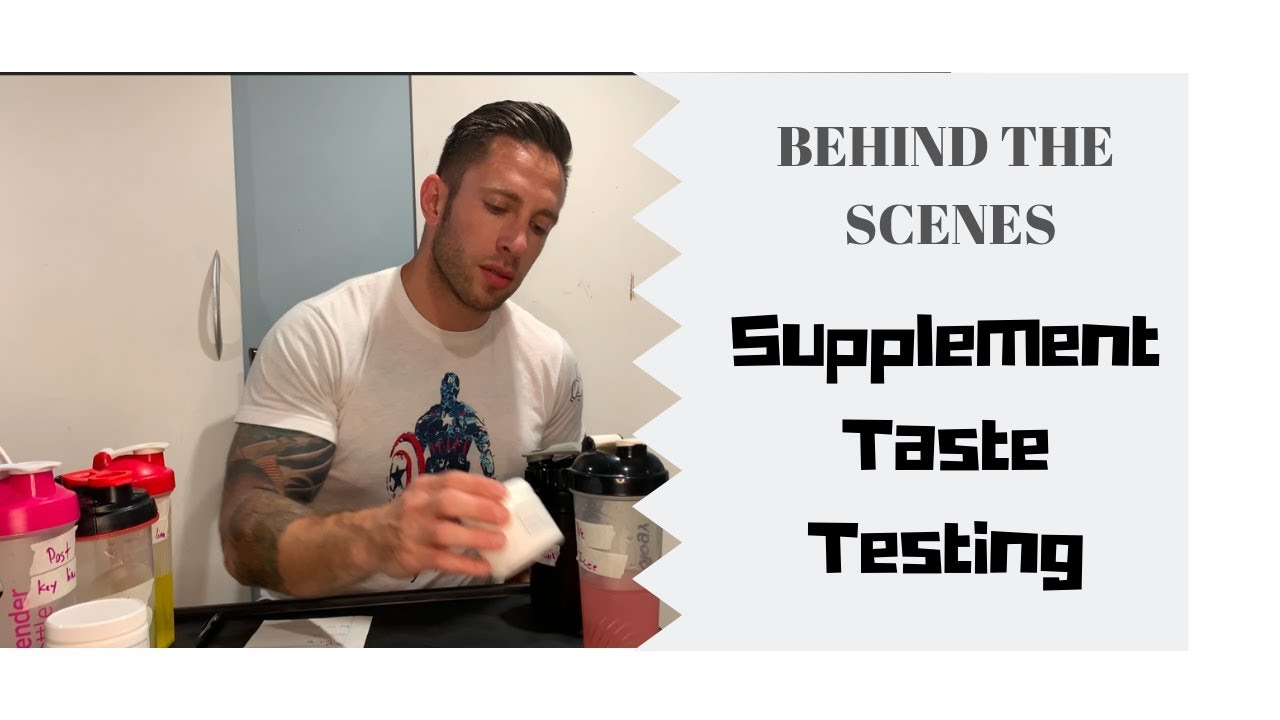 Behind The Scenes - Taste Testing for Supplement Company - YouTube