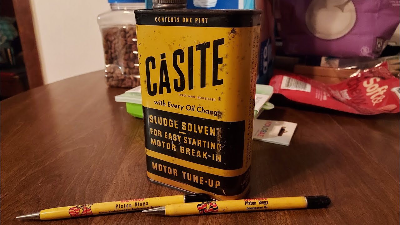 Casite Sludge solvent can and 2 more Mechanical pencils! - YouTube