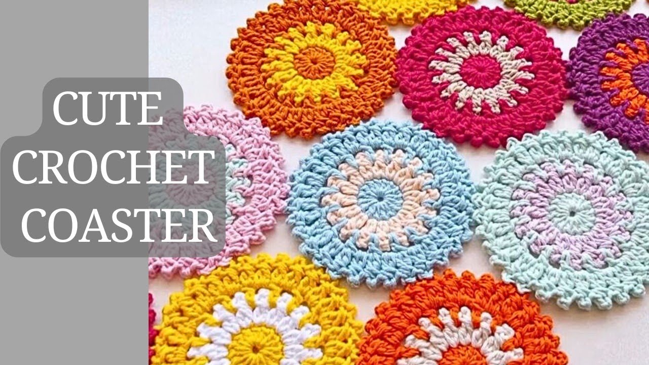 If You Are New to Crochet Try this 👉How To Crochet Tea Coaster | Beginner Tutorial😊 @sara1111 ...