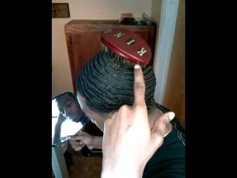 "How to brush 540 waves" The breakdown of the "SWIRL"(CROWNING MYSELF ...
