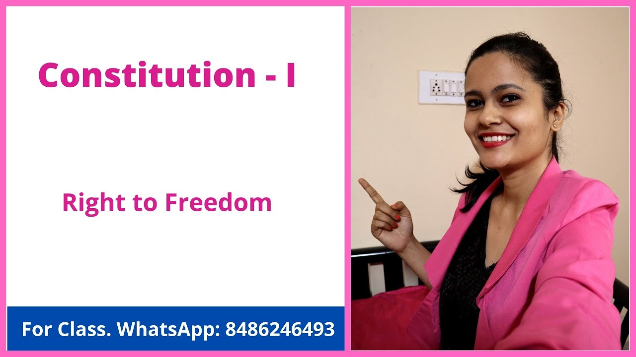 Right to Freedom | Constitution - 1 KSLU Complete Syllabus | Article 19 ...