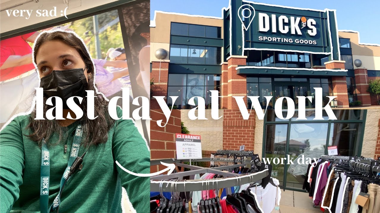 my last day working at Dicks’s sporting goods :( - YouTube