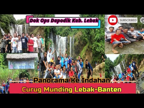 Panorama Keindahan Curug Munding Lebak Banten - YouTube