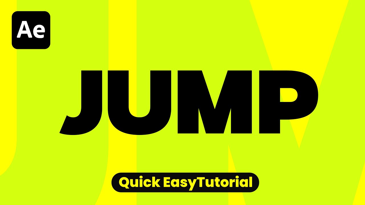 Text Bounce Effect in 7 Minutes | Step-by-Step Guide | Motion Graphics ...
